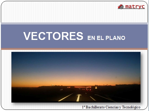Vectores en el plano – MATRYC